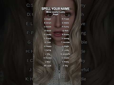 Spell Your Name #love #facts #lyrics #dandelions #shorts #subscribe