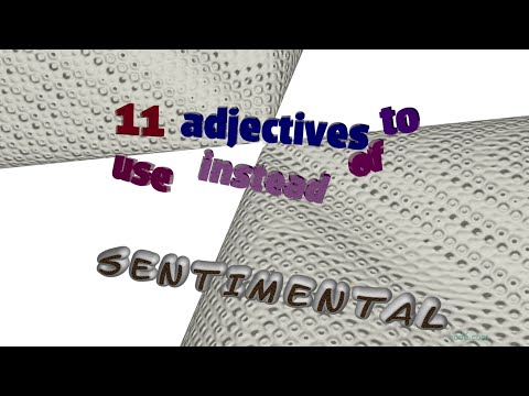sentimental - 11 adjectives similar to sentimental (sentence examples)