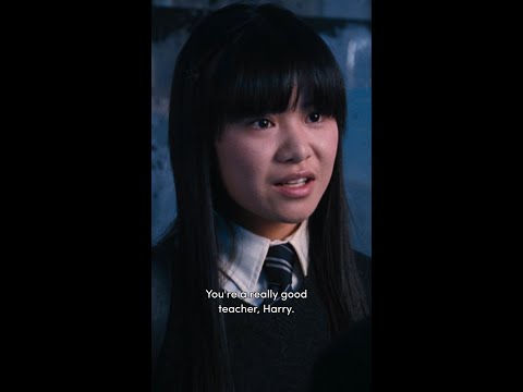 Harry and Cho kiss at Christmas #HarryPotter #ChoChang