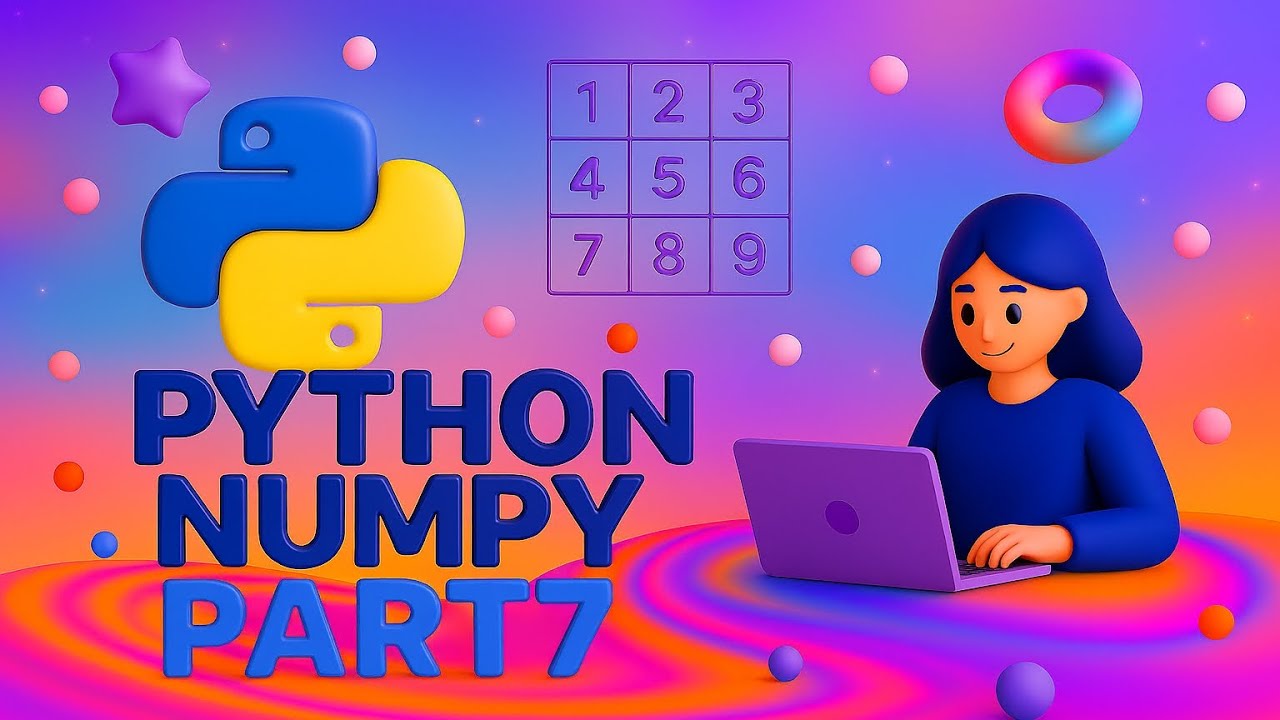Working with Linear Algebra in NumPy part 7 #Python #NumPy #PythonProgramming #DataScience