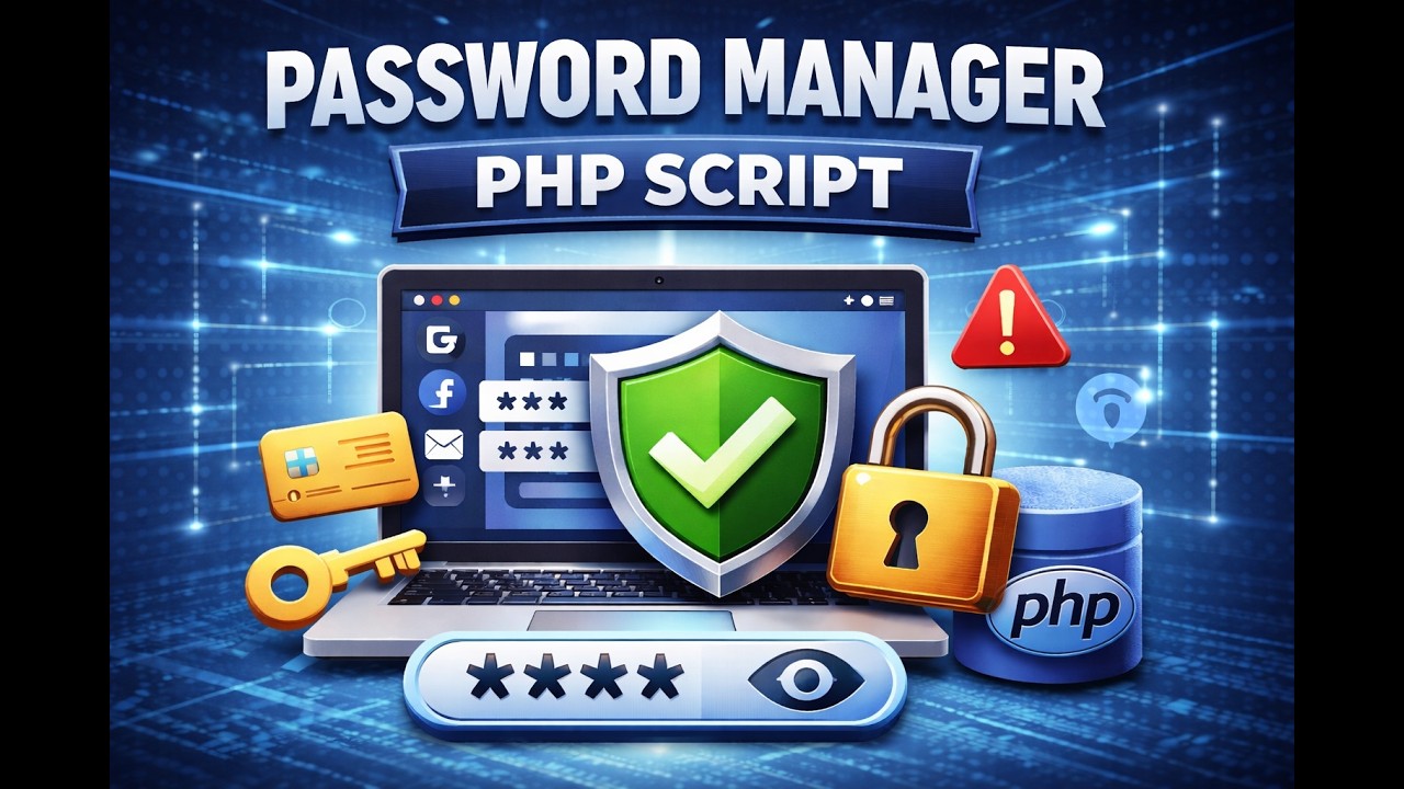 Password Manager PHP Script with Source Code