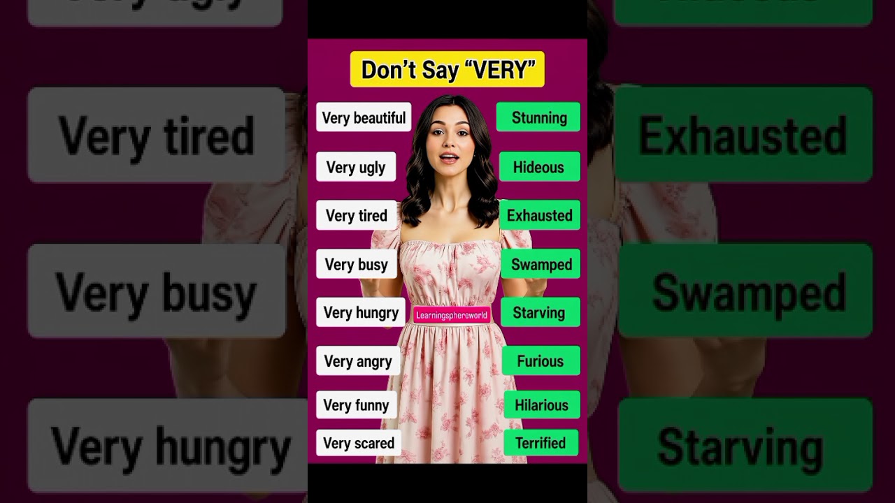 Don’t Say “Very” ❌ | Use Powerful Words Instead 💯🔥