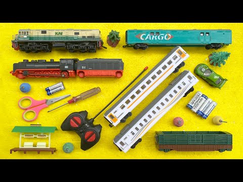 Unboxing Dan Merakit 2 Mainan Kereta Api CC201 Vintage, Kereta Uap,Kereta Api Classic - Miniatur KAI