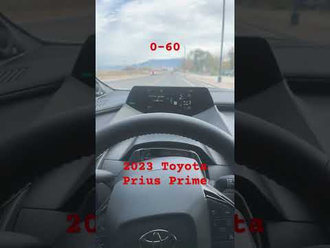 2023 Toyota Prius Prime 0-60. Sport mode Prius Prime