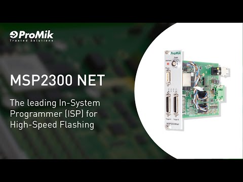 MSP2300 NET: The leading In-System Programmer (ISP) for High-Speed Flashing