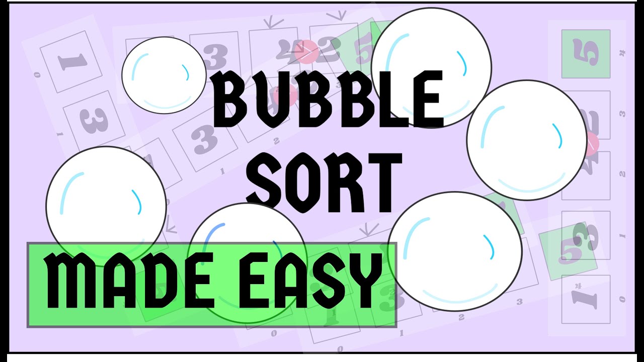 Bubble sort algorithm tutorial | Bubble sort made easy