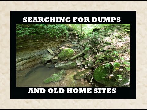 Hiking Around Looking For Old Dumps In The Heat -