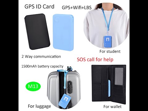 Id Card GPS Tracker - M13 Slim design GPS ID card Wholesaler from Kanpur