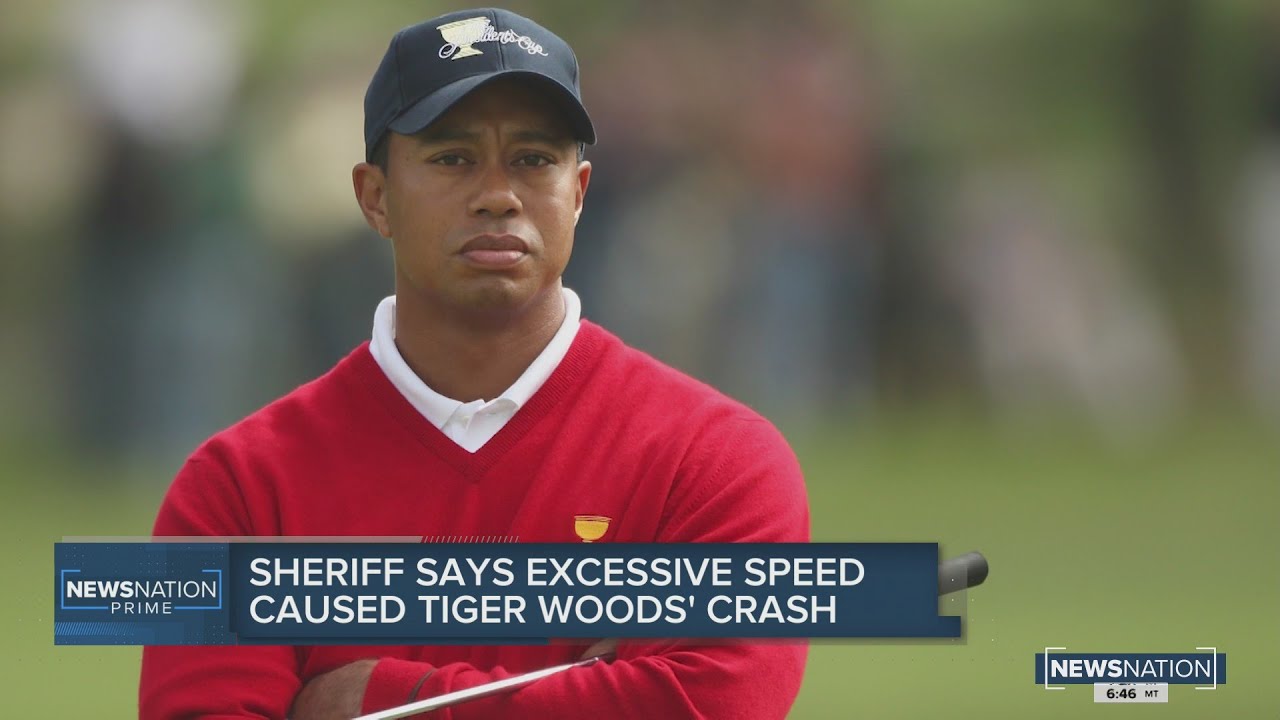 Sheriff says excessive speed caused Tiger Woods' crash