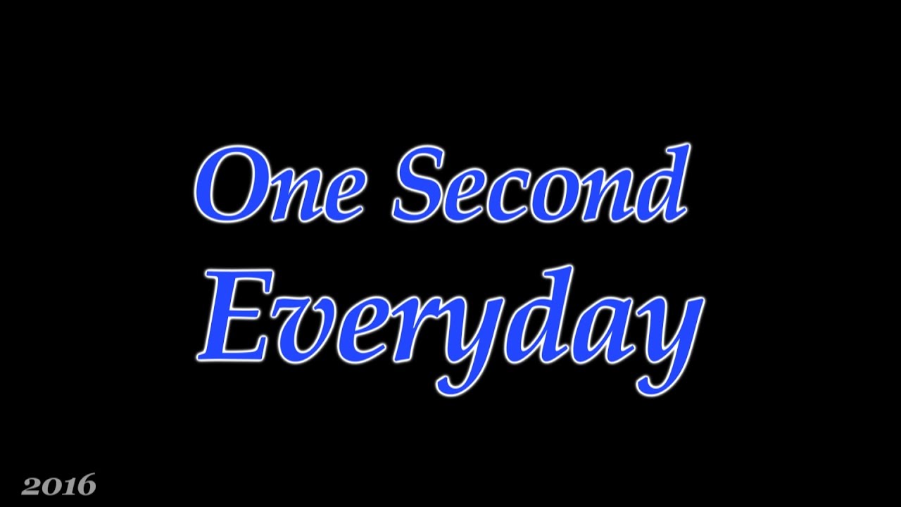 1 second everyday 2016