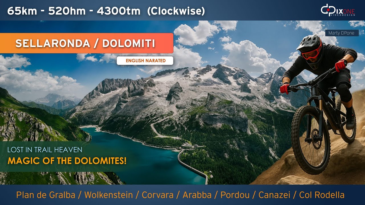DPone: Sellaronda - Pure MTB Paradise in the Italian Alps!