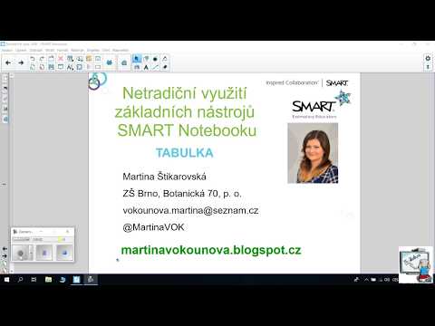 SMART Notebook tabulka