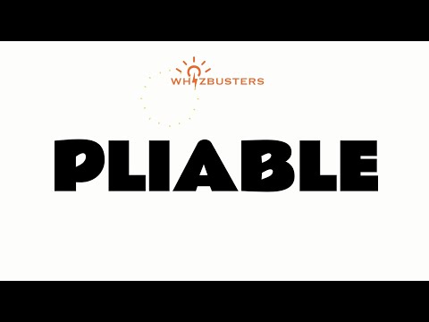 PLIABLE (adjective) Meaning with Examples in Sentences | GRE GMAT LSAT SAT