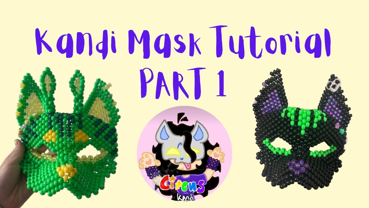 KANDI “THERIAN” MASK TUTORIAL |CircusKandi|