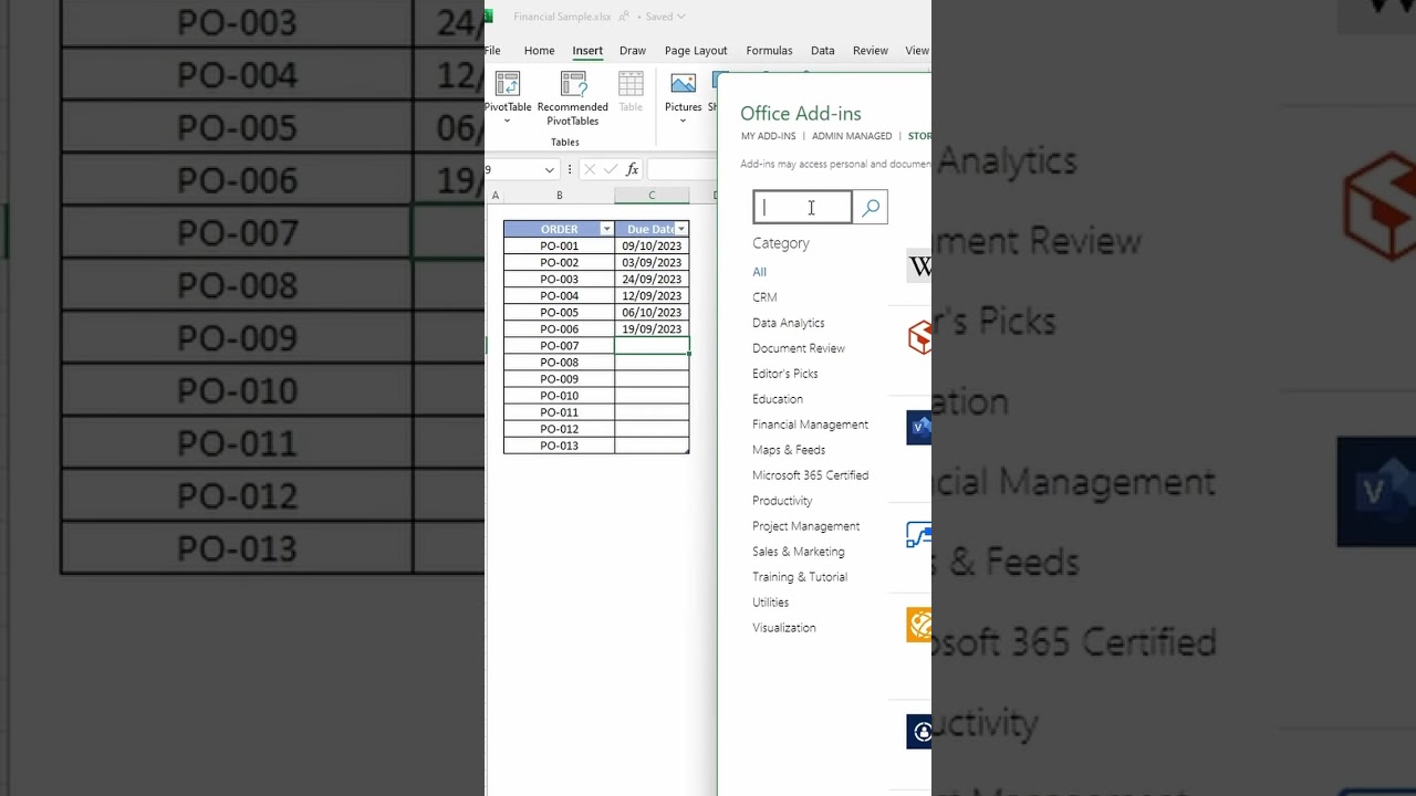 How to Insert a Date Picker in Excel