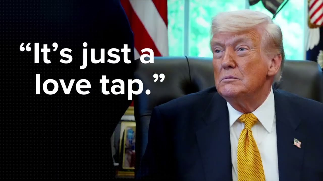 Trump calls US strikes on Iran a 'love tap' as ceasefire tested