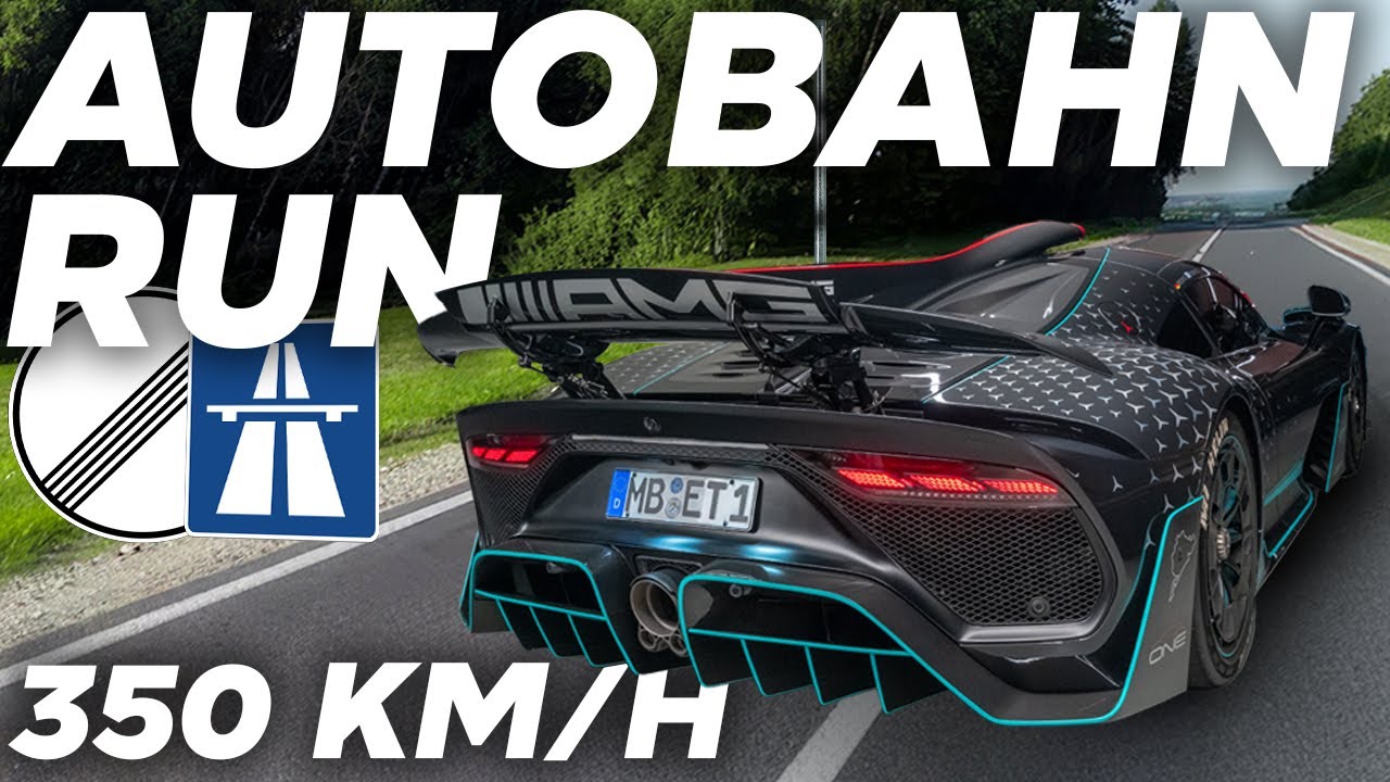 Mercedes-AMG ONE Almost Maxes Out During Autobahn Top Speed Run ...