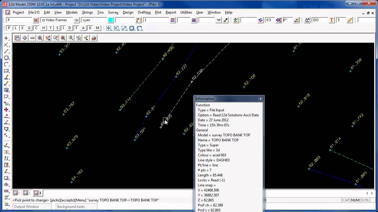12d Model CAD - Vertex extend