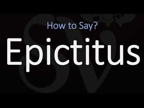 How to Pronounce Epictitus? (CORRECTLY)