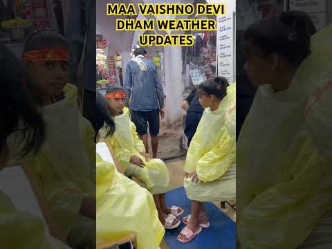 Vaishno devi yatra #vaishno devi weather update #vaishnodevi #vaishnodeviyatra #heavyrainfallinkatra