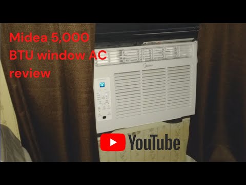 My first Window AC unit. 5,000 BTU's by Midea Brought it at Walmart