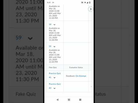 Viewing Feedback in Brightspace Quiz