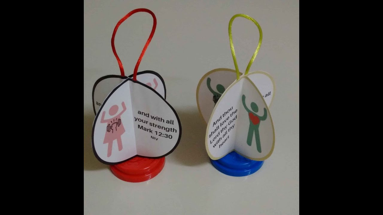 Greatest Commandment Bible Craft For Kids - Easy Printable Craft