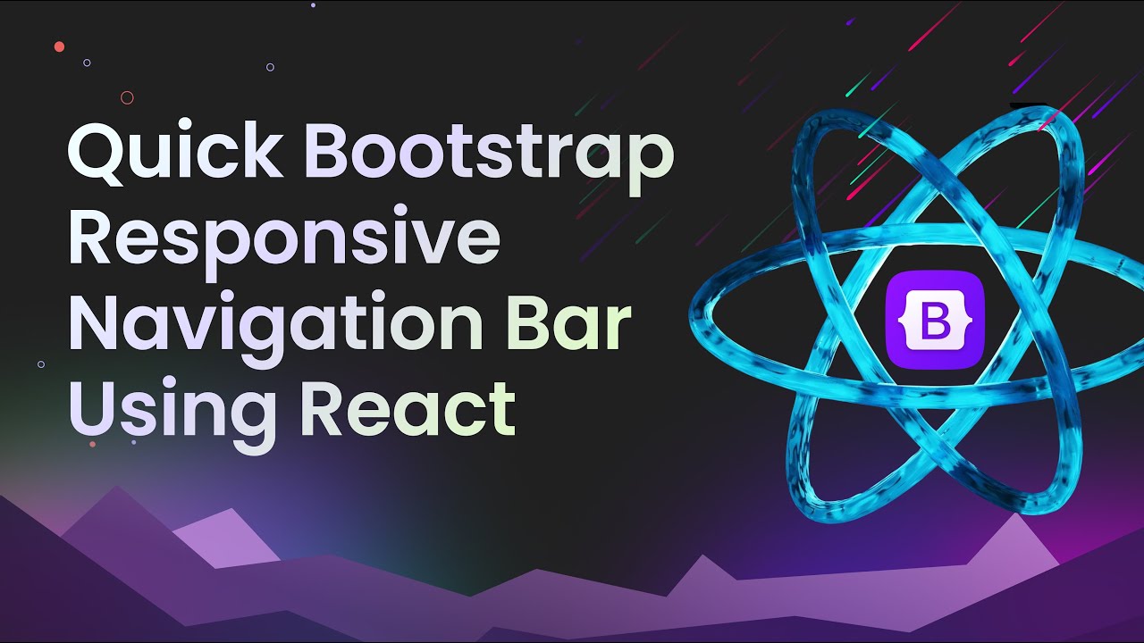 React Quick bootstrap Responsive Navbar Tutorial  for Beginners using React JS