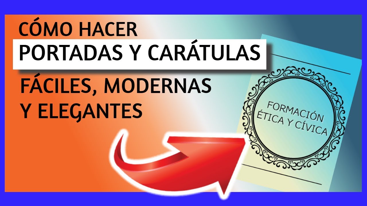 ▶ Cómo Hacer Portadas para Formación Cívica y Ética (Pixlr Online) FÁCIL Y RÁPIDO