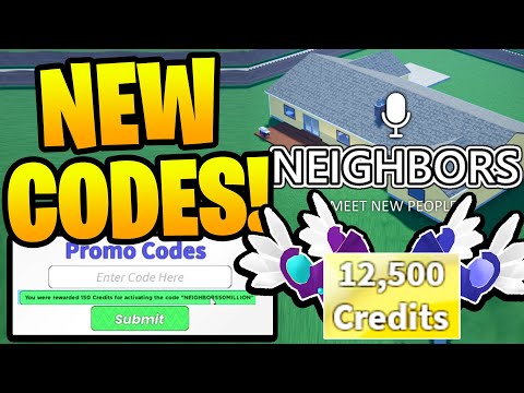 *NEW* ALL WORKING CODES FOR Neighbors IN AUGUST ROBLOX Neighbors CODES