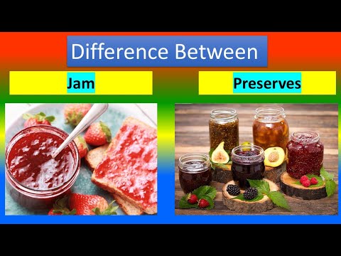 Difference between Jam and Preserves
