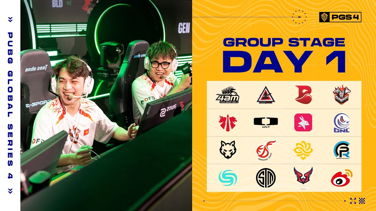 PGS 4 Group Stage DAY 1