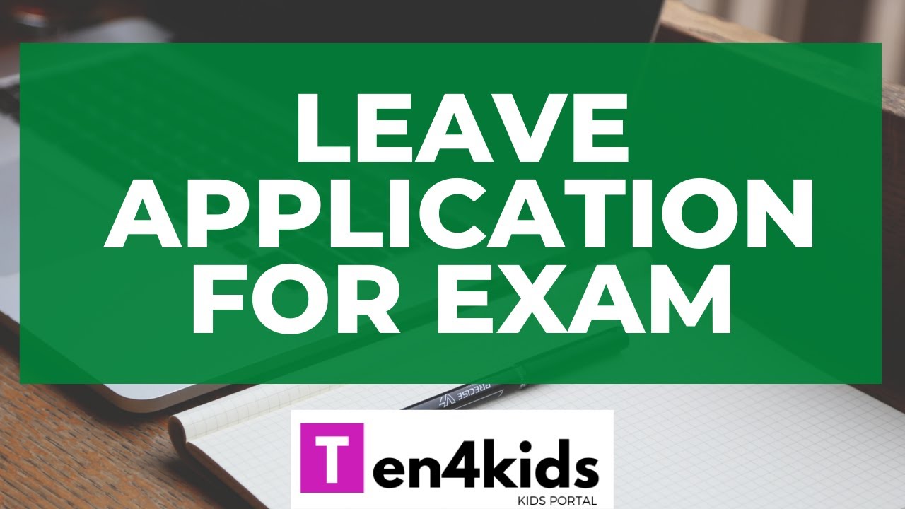Leave Application For Exam