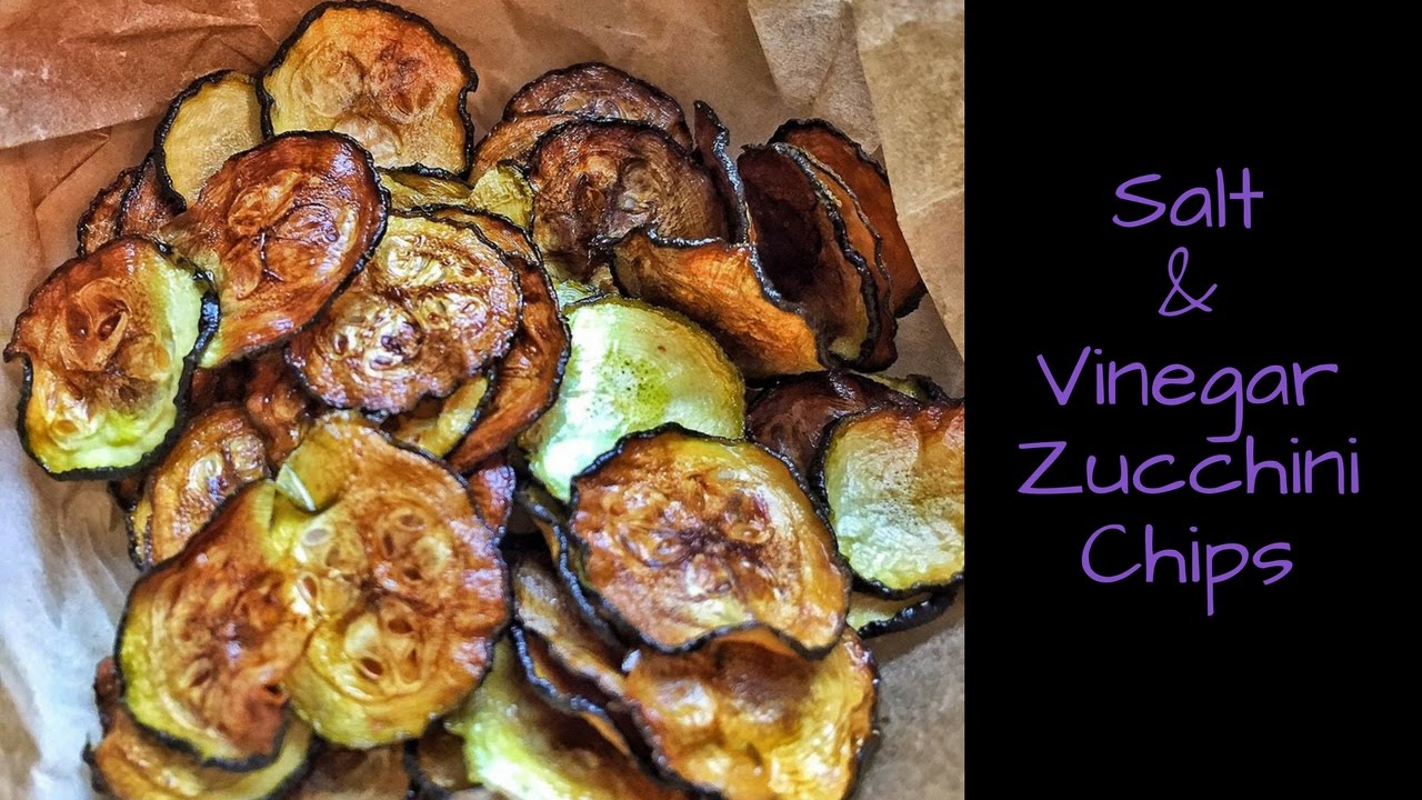 Salt & Vinegar Zucchini Chips