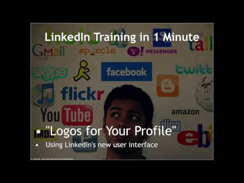 LinkedIn Training in One Minute: Logos for Your LinkedIn Profile