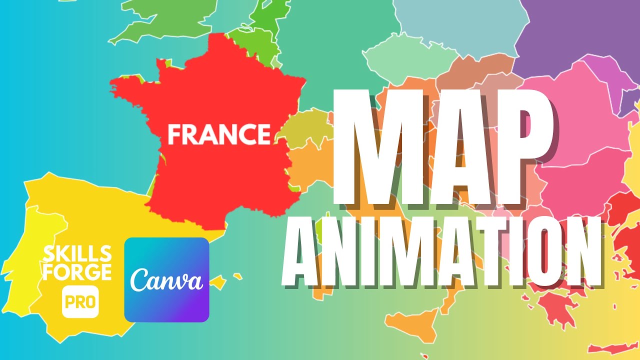 How to Create a Stunning Map Animation in Canva in Just 4 Minutes!