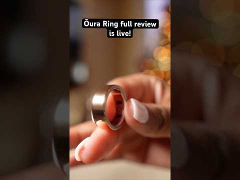 Ōura ring 4 review is up! I love my smart ring! #ouraring #healthband #wellnessdevice