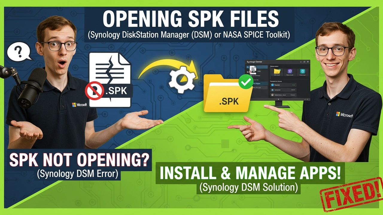 Opening SPK Files (Synology DiskStation Manager (DSM) or NASA SPICE Toolkit)