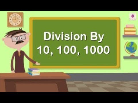 how to divide whole numbers by 10, 100, 1000?