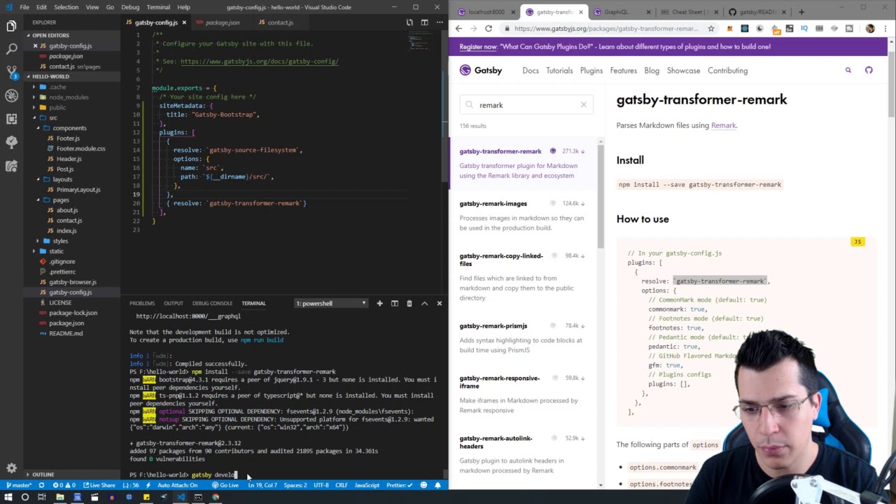 16 Markdown Transformer Remark Plugin #Gatbsby #Javascript #js #React #wordpress #PWA