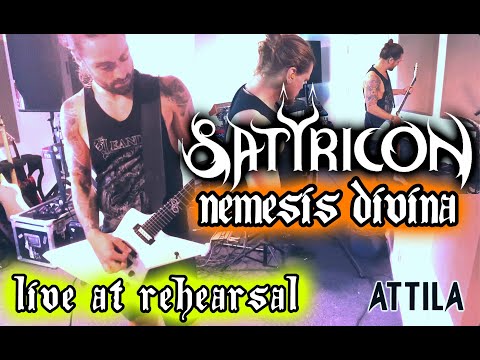 𖤐 SATYRICON 𖤐 Nemesis Divina 🔥 Live Rehearsal (FULL VIDEO @Patreon.com/AttilaVoros)