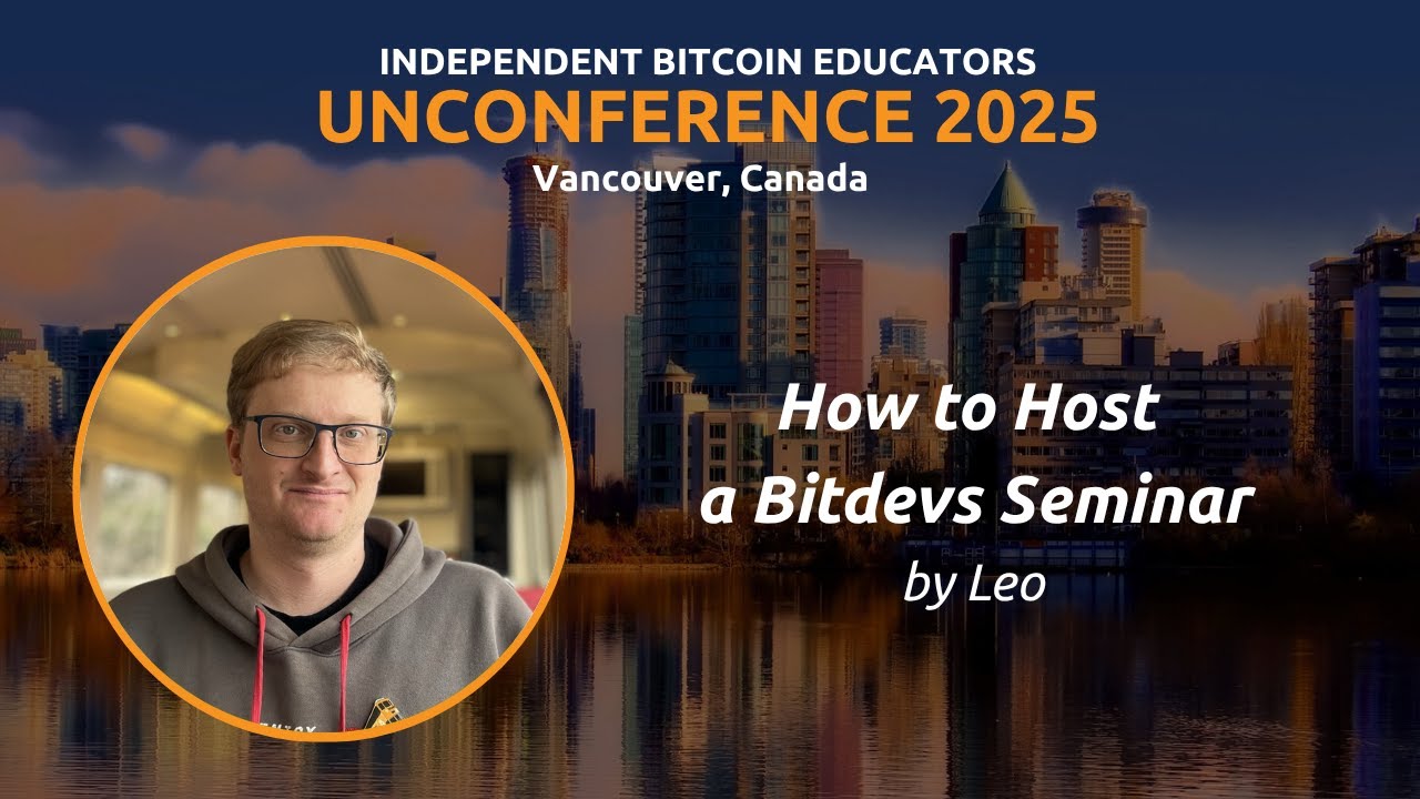 How to Host a Bitdevs Seminar by Leo