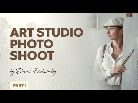 Art Studio Nude Photoshoot by David Dubnitskiy | Part 1