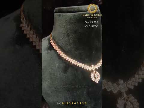 Diamond Necklace #diamond #diamondelegance #diamondjewelry #karatandcarat #jewelry #diamondjewels