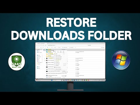 How To Restore Missing Downloads Folder In Windows 11 - Simple Steps