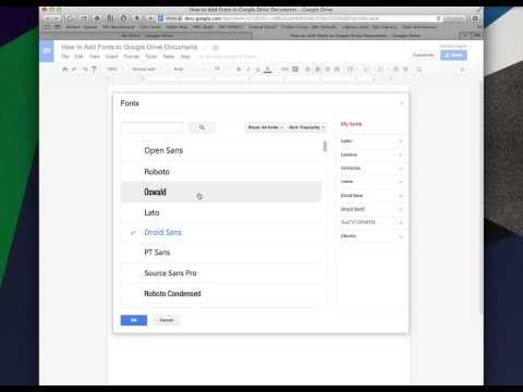 How to Add Tons of New Fonts to Google Drive Documents! | Tech Whys