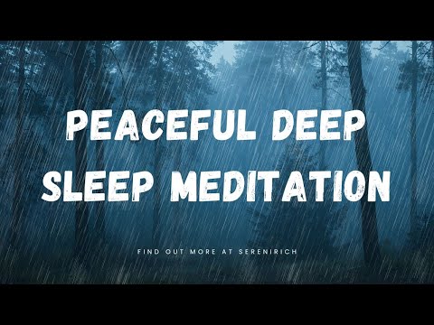Calming Rain Sounds for Sleeping – Tropical Forest Night, 10 Hours Sleep Meditation