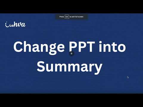 How to Use AI to Convert Presentation into Summary on Canva #AI #canva #artificialintelligence
