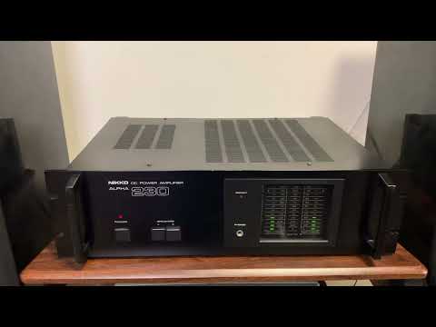 NIKKO Alpha 230 Stereo Power Amplifier (Japan) | Reverb