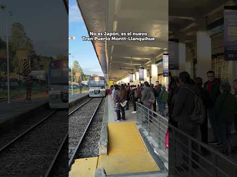 El tren Puerto Montt-Llanquihue inició su funcionamiento